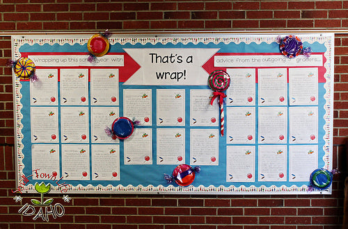 That's A Wrap! - End of the Year Bulletin Board – SupplyMe