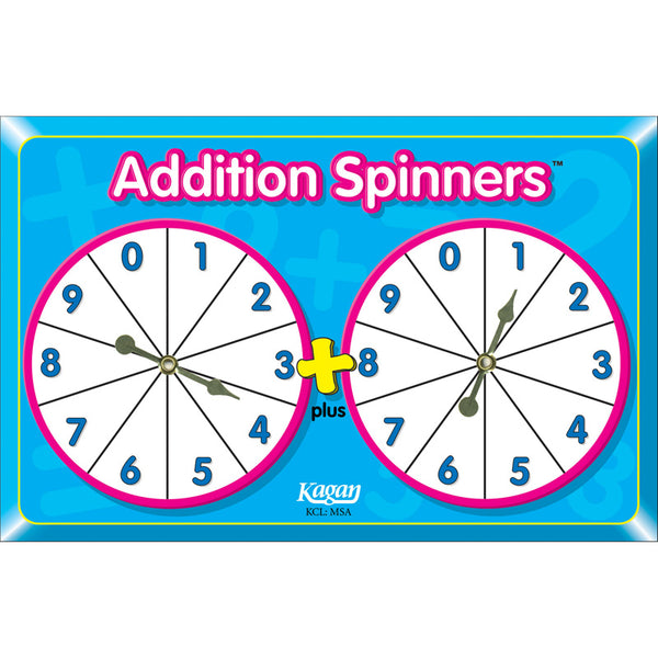 Kagan Publishing Addition Spinners | KA-MSA – SupplyMe