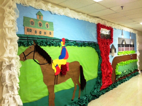 Raring To Go! - Kentucky Derby Themed B2S Bulletin Board – SupplyMe