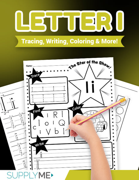 Letter I Worksheets Bundle - Fun Letter I Printables And Activities Fo ...