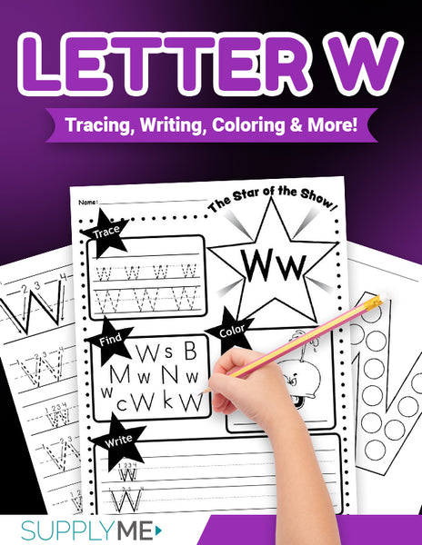 Letter W Worksheets Bundle - Fun Letter W Printables And Activities Fo ...