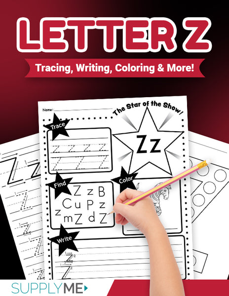 Letter Z Worksheets Bundle - Fun Letter Z Printables And Activities Fo ...