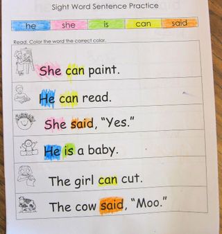 Literacy Center Activity - Sight Word Review – SupplyMe