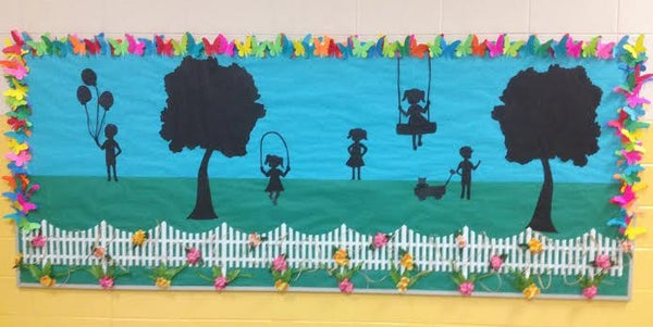 Spring Silhouettes Bulletin Board Idea – SupplyMe