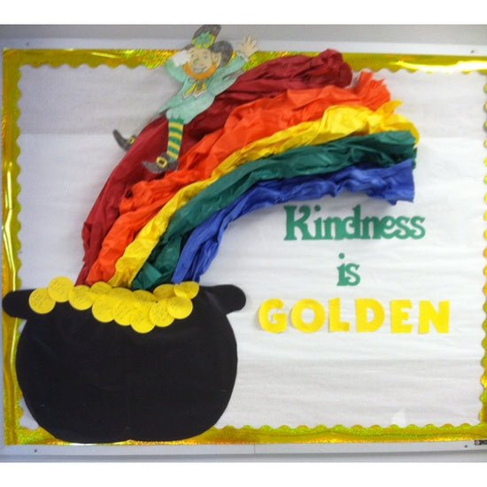 Kindness is Golden! - St. Patrick's Day Bulletin Board – SupplyMe
