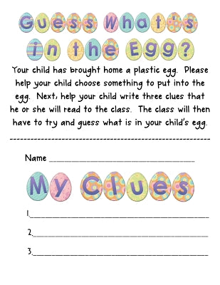 Easter Literacy & Critical Thinking - What's in the Egg? – SupplyMe