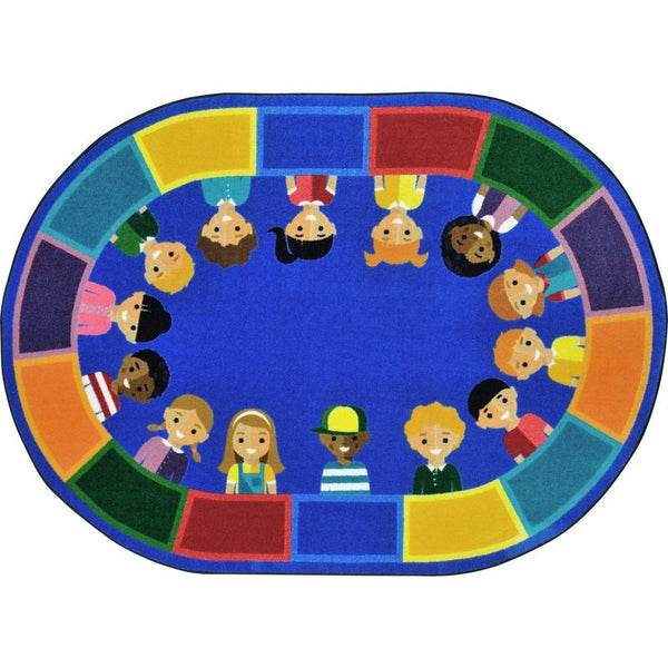 Joy Carpets All of Us Together™ Classroom Circle Time & Seating Rug, 7 ...