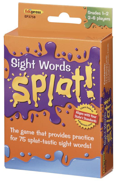 Teacher Created Resources Sight Words Splat Game, Grades 1-2 | EP-3758 ...