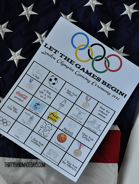 Summer Olympics - Opening Ceremony BINGO – SupplyMe