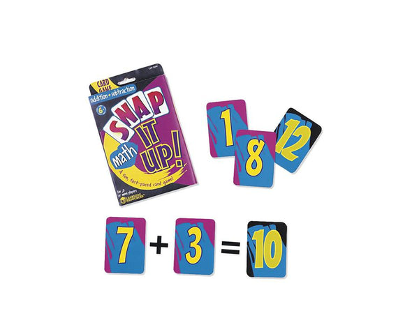Learning Resources Snap It Up!® Addition & Subtraction Card Game ...