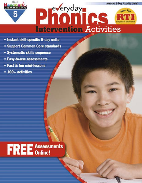 Newmark Learning Everyday Phonics Gr 5 Intervention Activities | NL ...