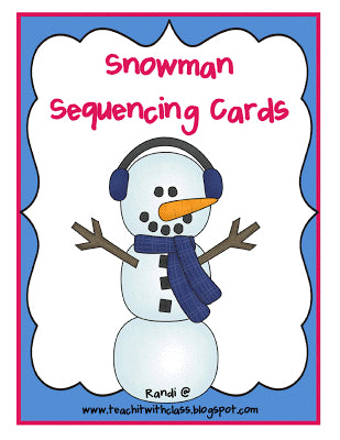 Snowman Sequencing FREEbie – SupplyMe