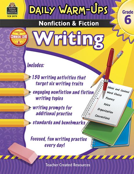 Teacher Created Resources Daily Warm-Ups: Nonfiction & Fiction Writing ...