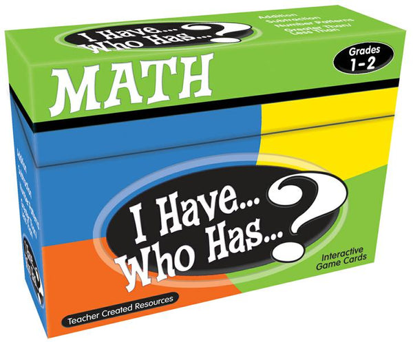 Teacher Created Resources I Have, Who Has Math Game Grade 1-2 | TCR7817 ...