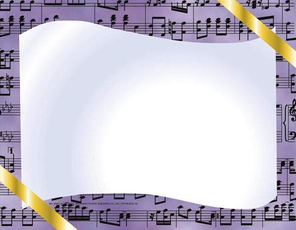 Flipside Music Certificate Border Computer Paper | H-VA643 – SupplyMe