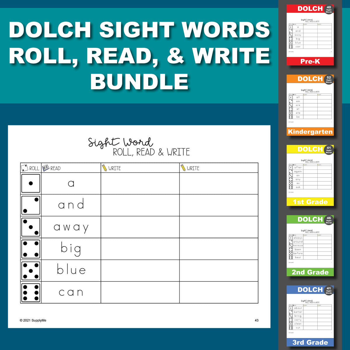 Dolch Sight Words Handwriting Worksheets Pin On Sight Words