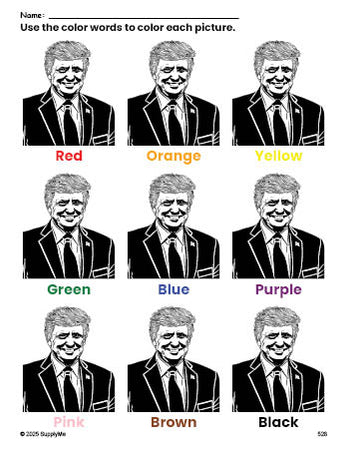 Coloring Page Of Donald Trump Trump