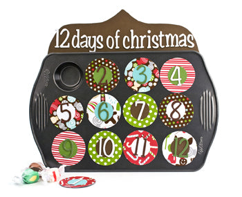 12 Days of Christmas Muffin Tin Countdown Calendar – SupplyMe