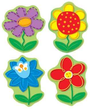 Carson Dellosa Flowers Shape Stickers | CD-168038 – SupplyMe