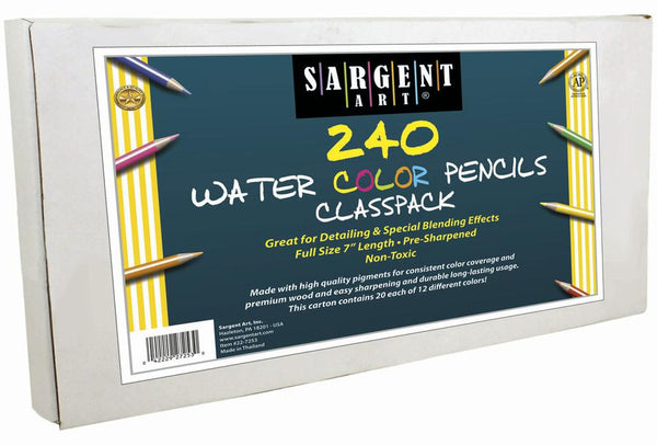 Sargent Art® 240 Count Sargent Watercolor Pencil Best Buy Assortment ...