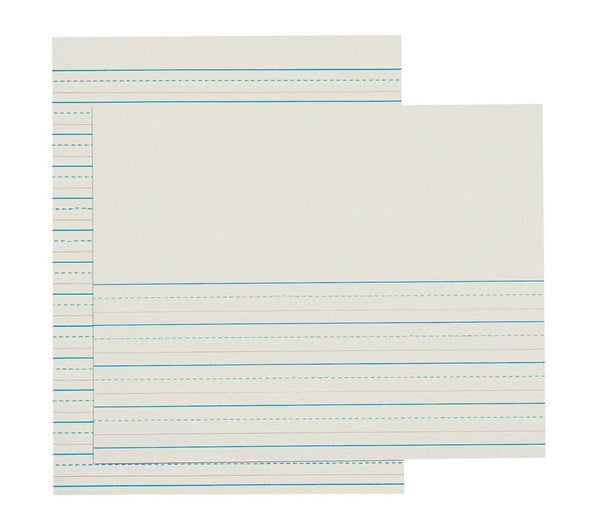 Pacon Ruled White Newsprint Ream, 8 1/2″ x 11″ Grades 2 & 3 | PAC2696 ...