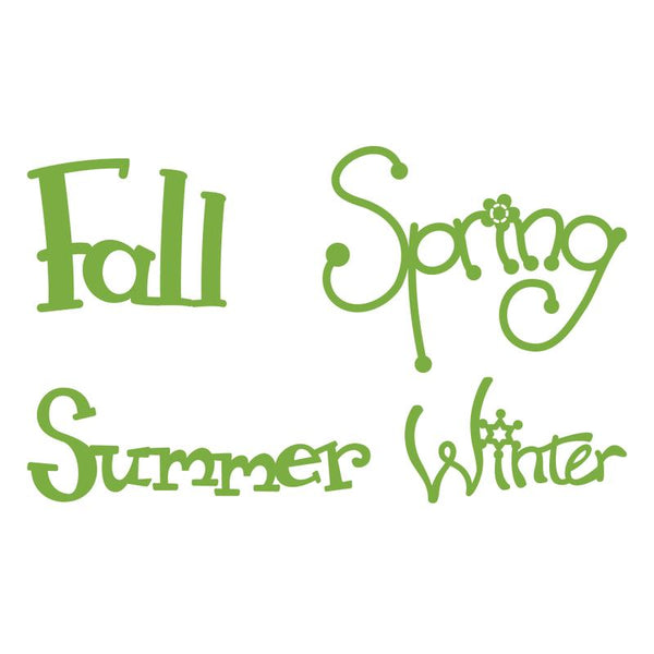 Ellison® SureCut™ Die Set - Words (Seasons), Large | 27572-LG – SupplyMe