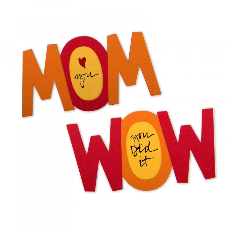 Ellison® SureCut™ Die - Word (Wow/Mom), Large | 30913-LG – SupplyMe