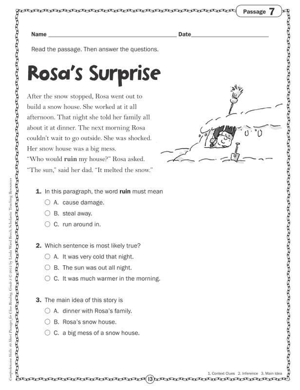 Scholastic Comprehension Skills 40 Short Passages For Close Reading scholastic-comprehension-skills-40-short-passages-for-close-reading