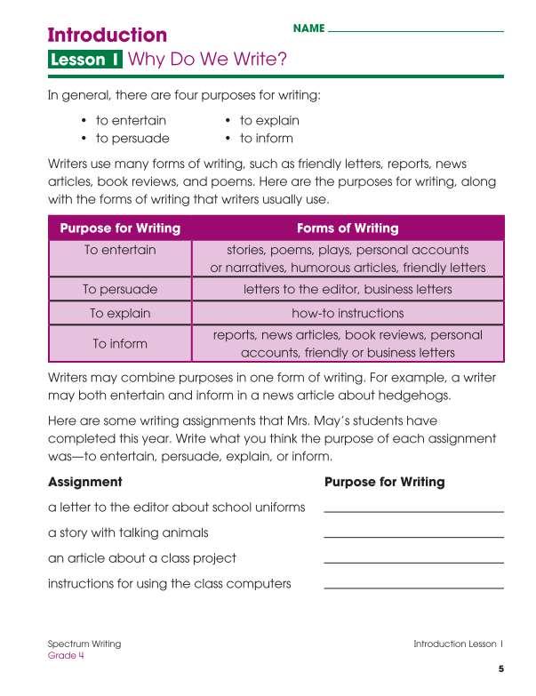 Carson Dellosa Spectrum Writing Workbook Grade 4 CD 704573 SupplyMe carson-dellosa-spectrum-writing-workbook-grade-4-cd-704573-supplyme