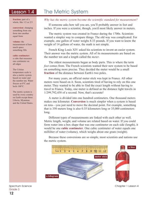 Carson Dellosa Spectrum Science Workbook, Grade 3 | CD-704616 – SupplyMe