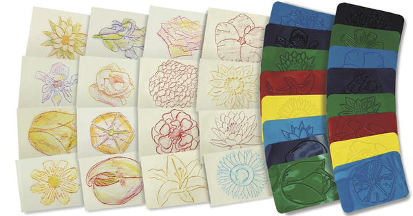Roylco® Rubbing Plates Flowers | R-5804 – SupplyMe