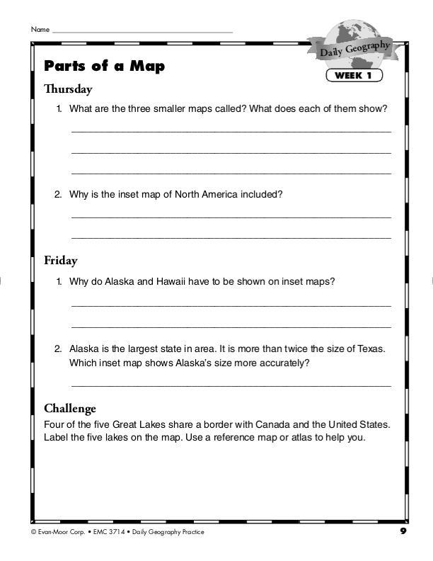 Evan-Moor Daily Geography Practice, Grade 5 | EMC3714 – SupplyMe