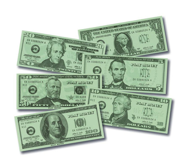 Learning Advantage Play Money Bill Set | CTU7511 – SupplyMe