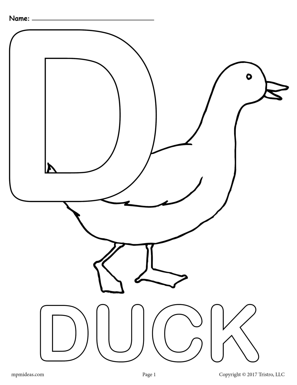 Coloring Letter D Objects Letter D For Coloring