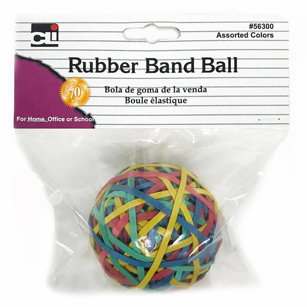 Charles Leonard Rubber Band Ball, Assorted | CHL56300 – SupplyMe