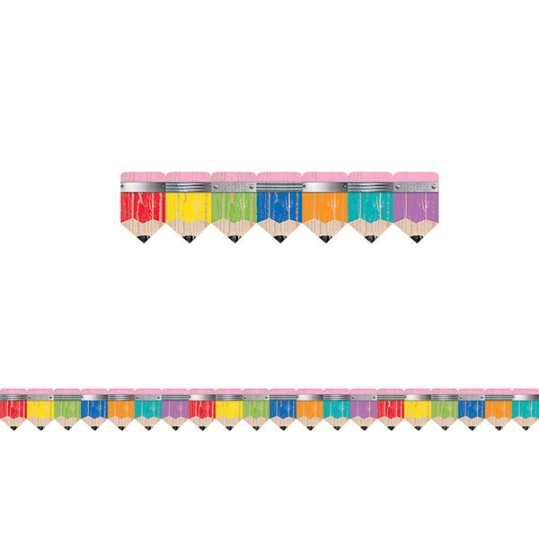 Creative Teaching Press Upcycle Style Rustic Pencils Bulletin Board ...