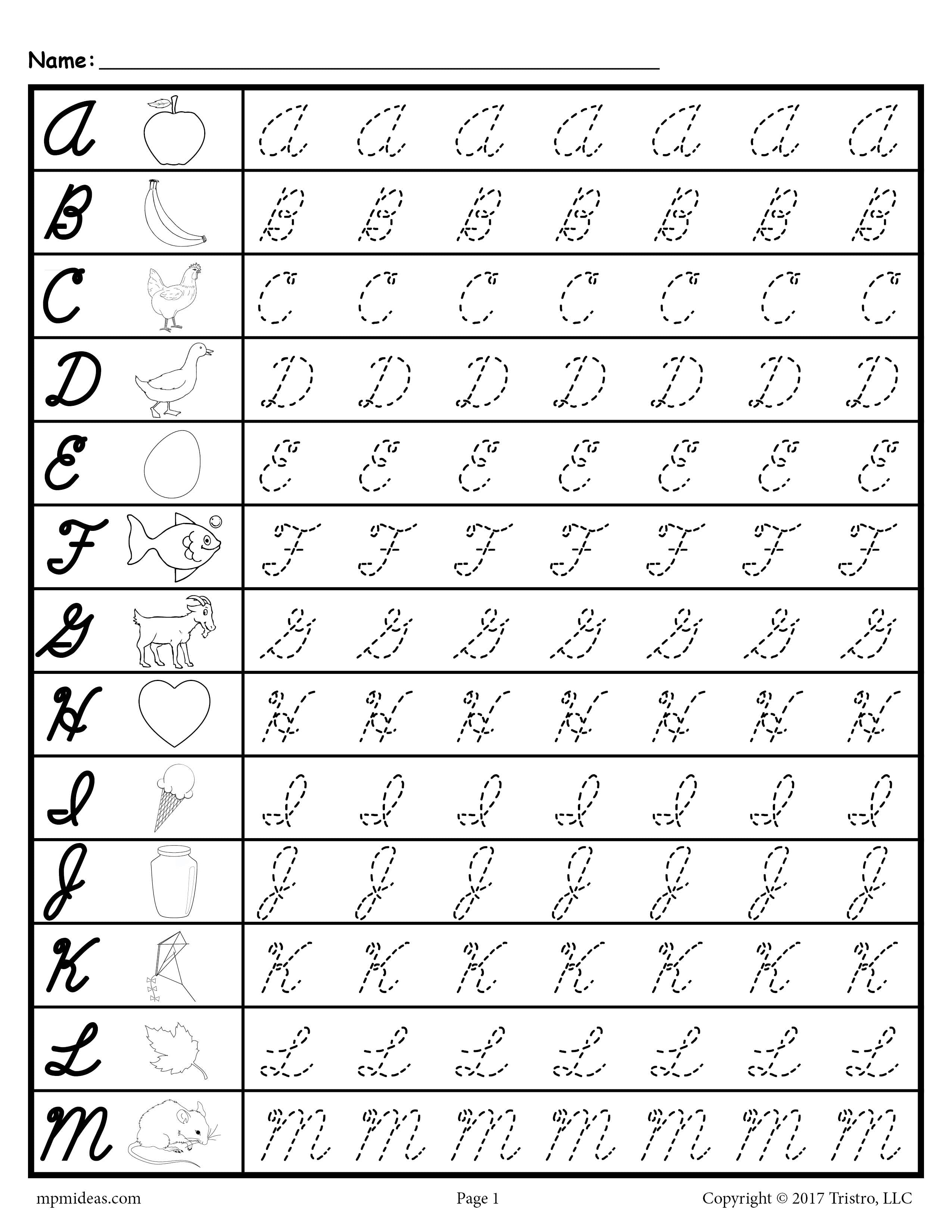 Uppercase Letter Tracing Worksheets Uppercase Letter Tracing Worksheets