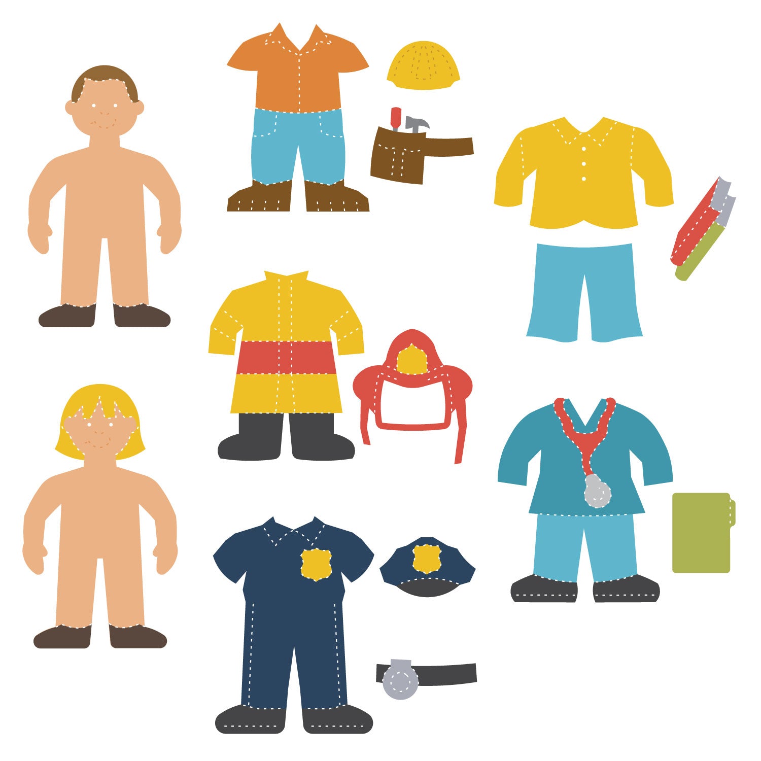 Carson Dellosa Community Helpers Clip Art Colorful Owls Job Assignment