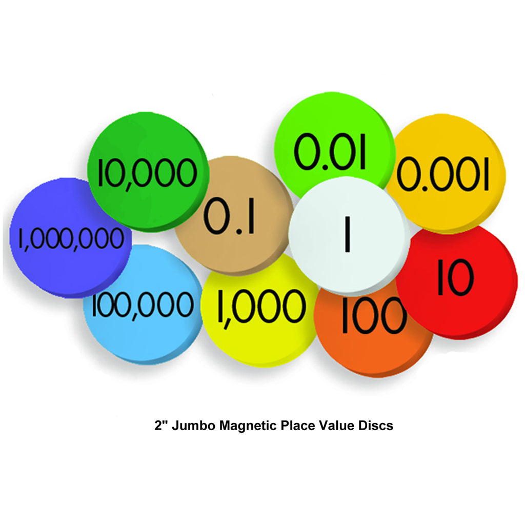 Essential Learning Products Sensational Math™ 10-Value Jumbo Magnetic ...