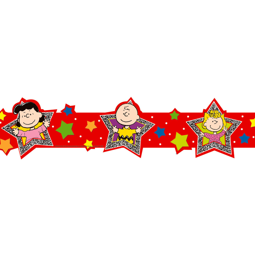 Eureka Peanuts® Super Star Bulletin Board Border | EU-845073 – SupplyMe
