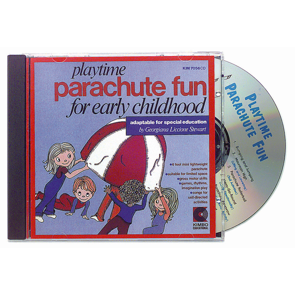 Kimbo Educational Playtime Parachute Fun CD Ages 3-8 | KIM7056CD – SupplyMe