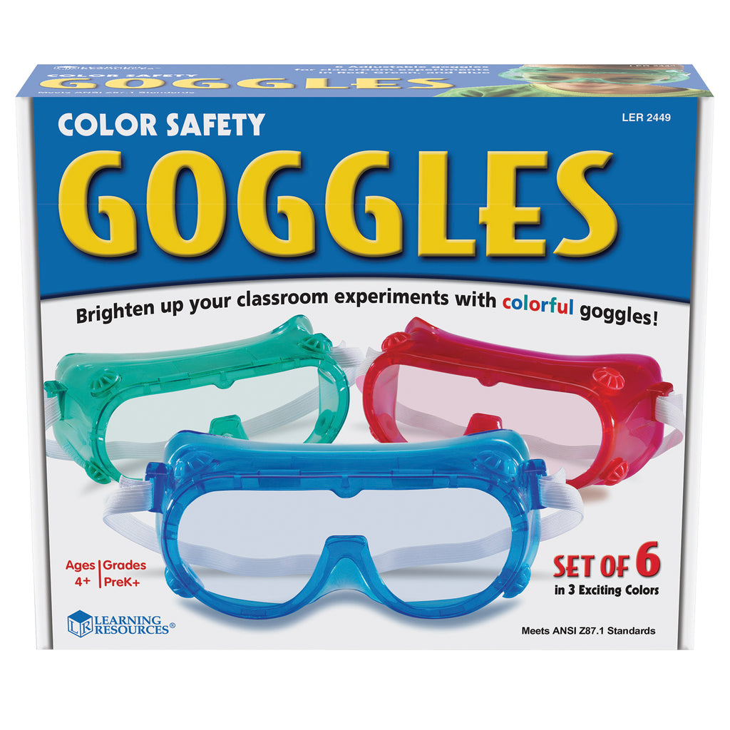 Learning Resources Color Safety Goggles, Set of 6 | LER2449 – SupplyMe