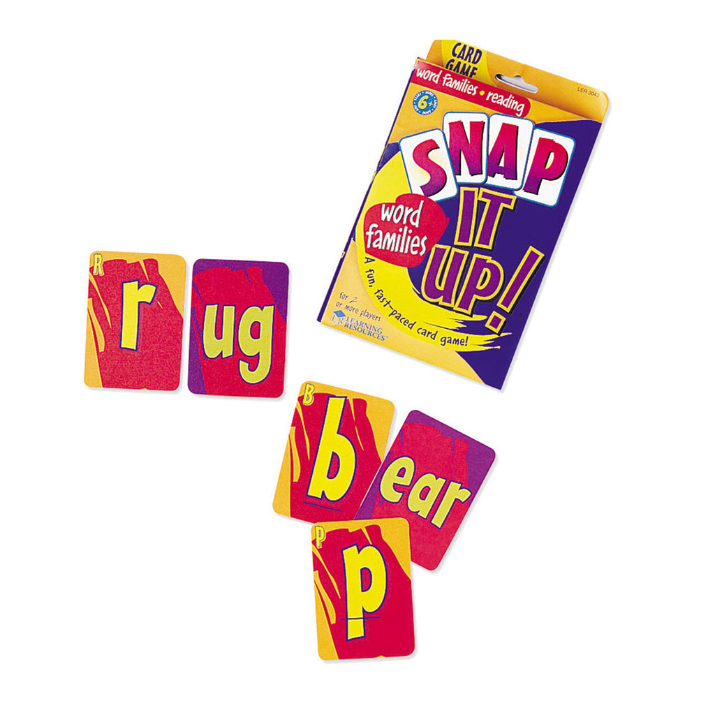 Learning Resources Snap It Up!® Phonics & Reading Card Game | LER3043 ...