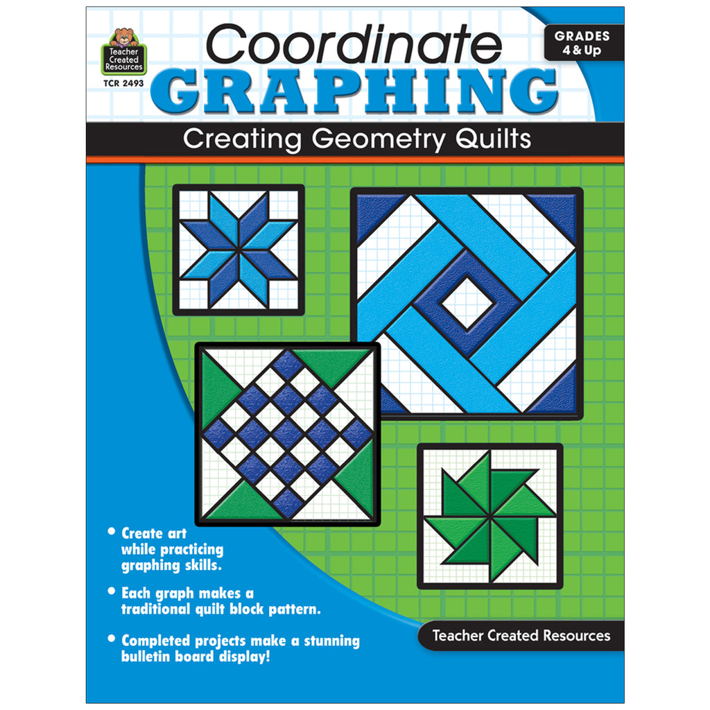 Teacher Created Resources Coordinate Graphing: Creating Geometry Quilts ...