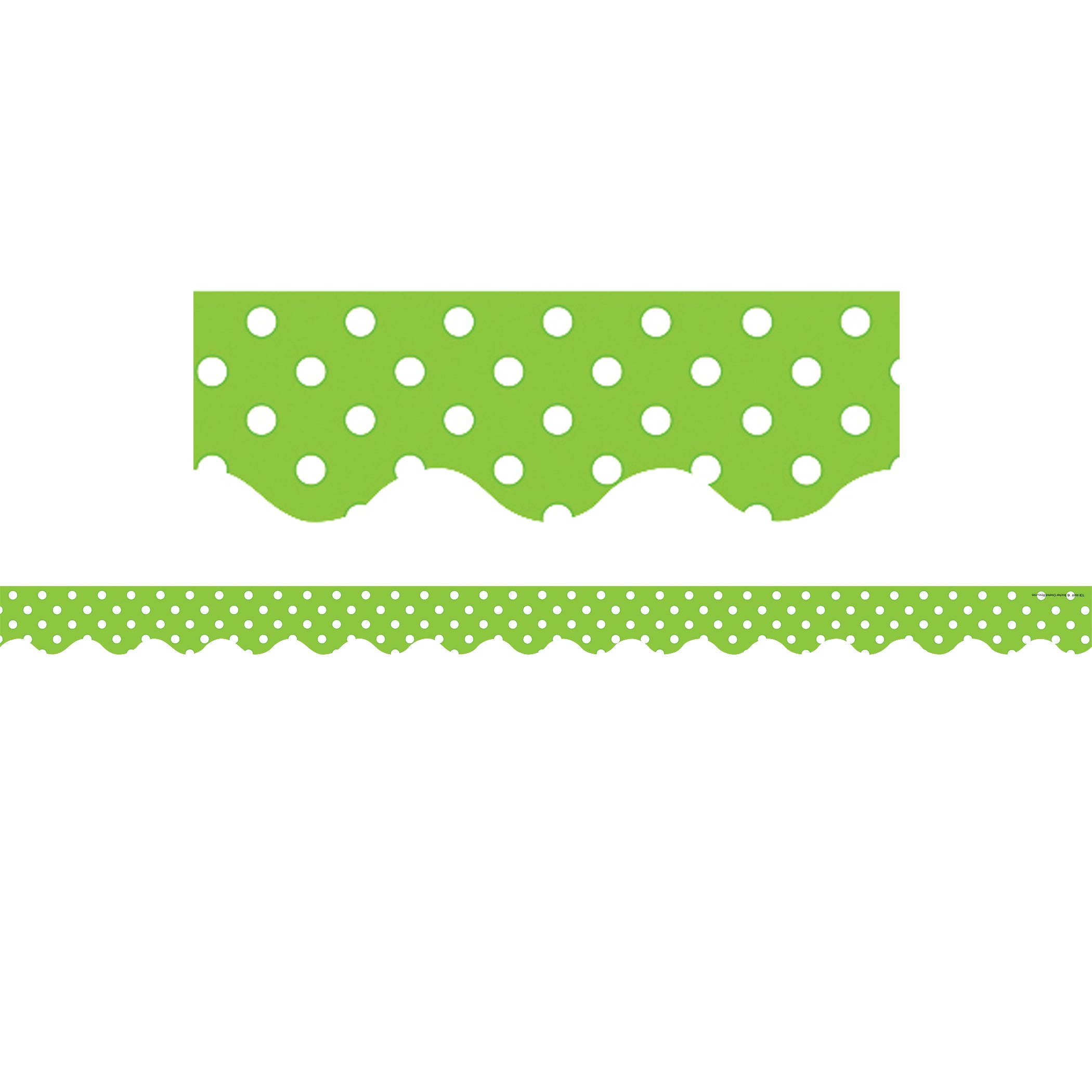 Lime Green Polka Dots