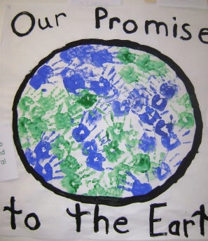 "We Promise..." Earth Day Bulletin Board Display Idea – SupplyMe