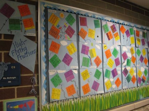 Flying Kites Bulletin Board Ideas Lets Go Fly A Kite Classroom Display
