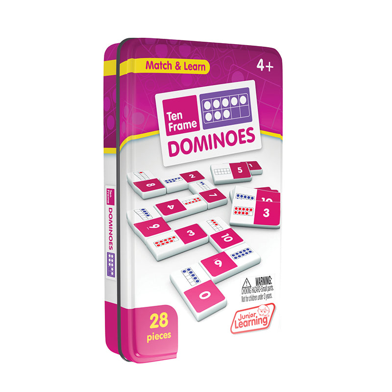 Junior Learning Ten Frame Dominoes | JRL479 – SupplyMe
