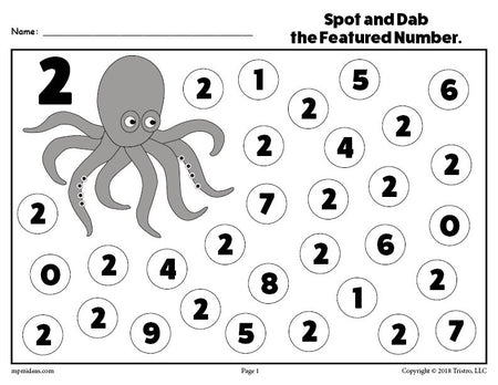 84 FREE Number Worksheets & Printables – SupplyMe