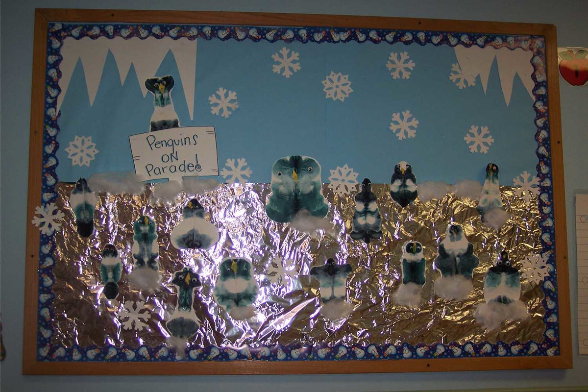 Winter Bulletin Board Carson Dellosa 36-Piece Mini Snowflake Bulletin ...